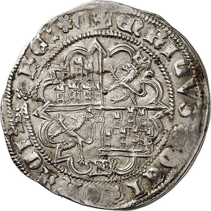 Monedas de colección : Un real de plata castellano de Enrique IV (1471 ...