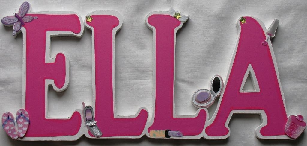 Lightyear Designs~ Custom Wood Name Signs: Ella, Kayson, Camden
