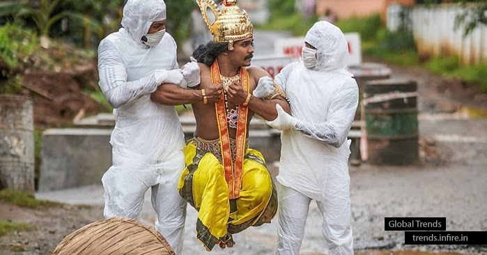 Where is your Mask..!!! Health workers took away Maveli for not wearing ...