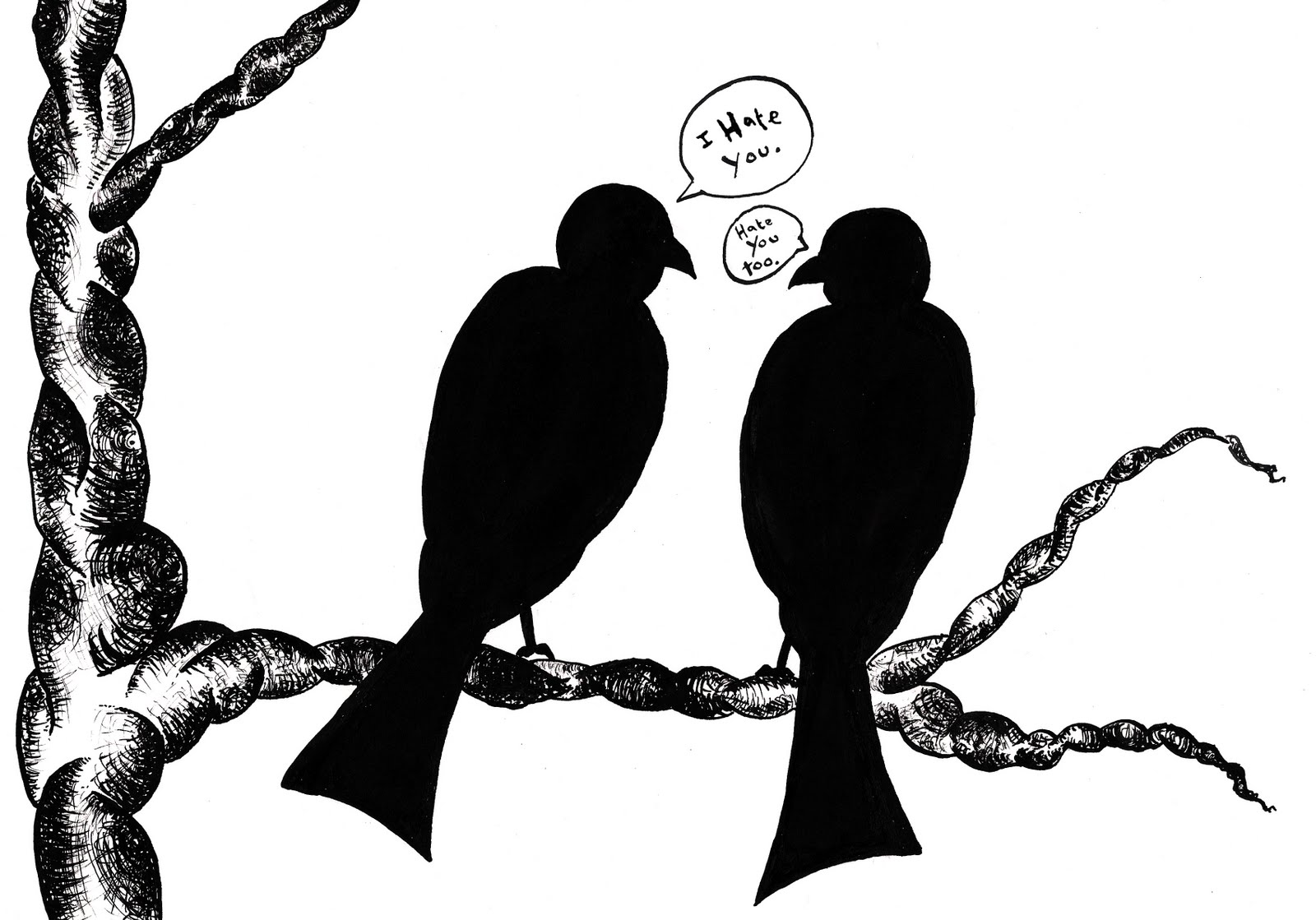 A Fox Can Draw: Love Birds/Hate Birds: emotionally fickle