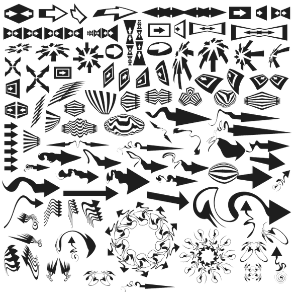 1000+ Free Graphics: Vector Arrow Shapes for Photoshop