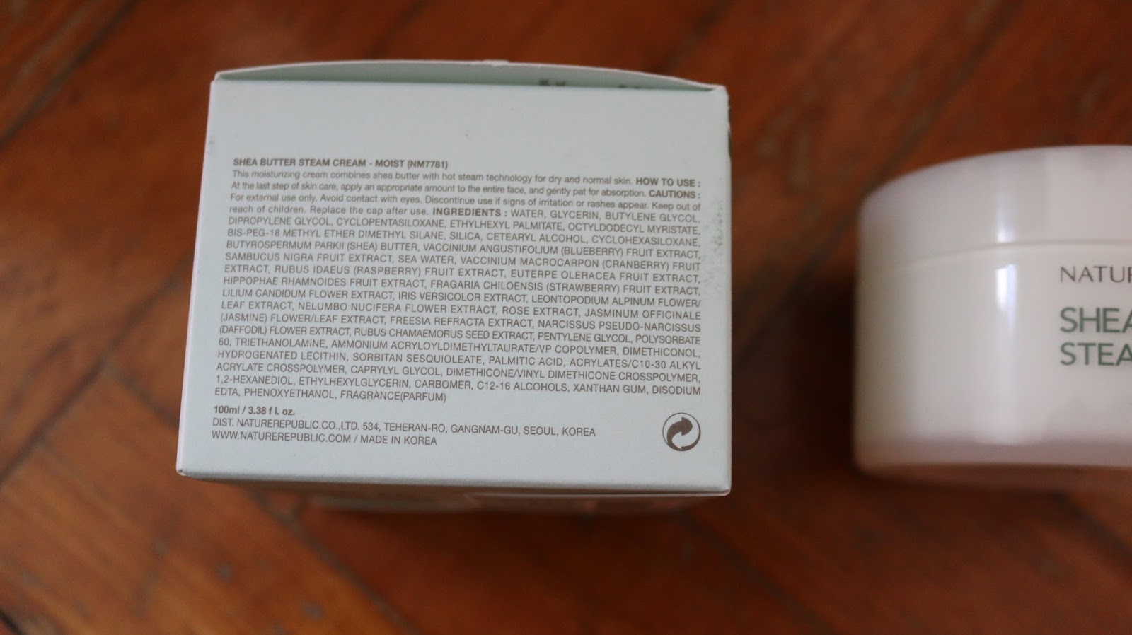 eighteenpromises : Review | Nature Republic Shea Butter Steam Cream (Moist)