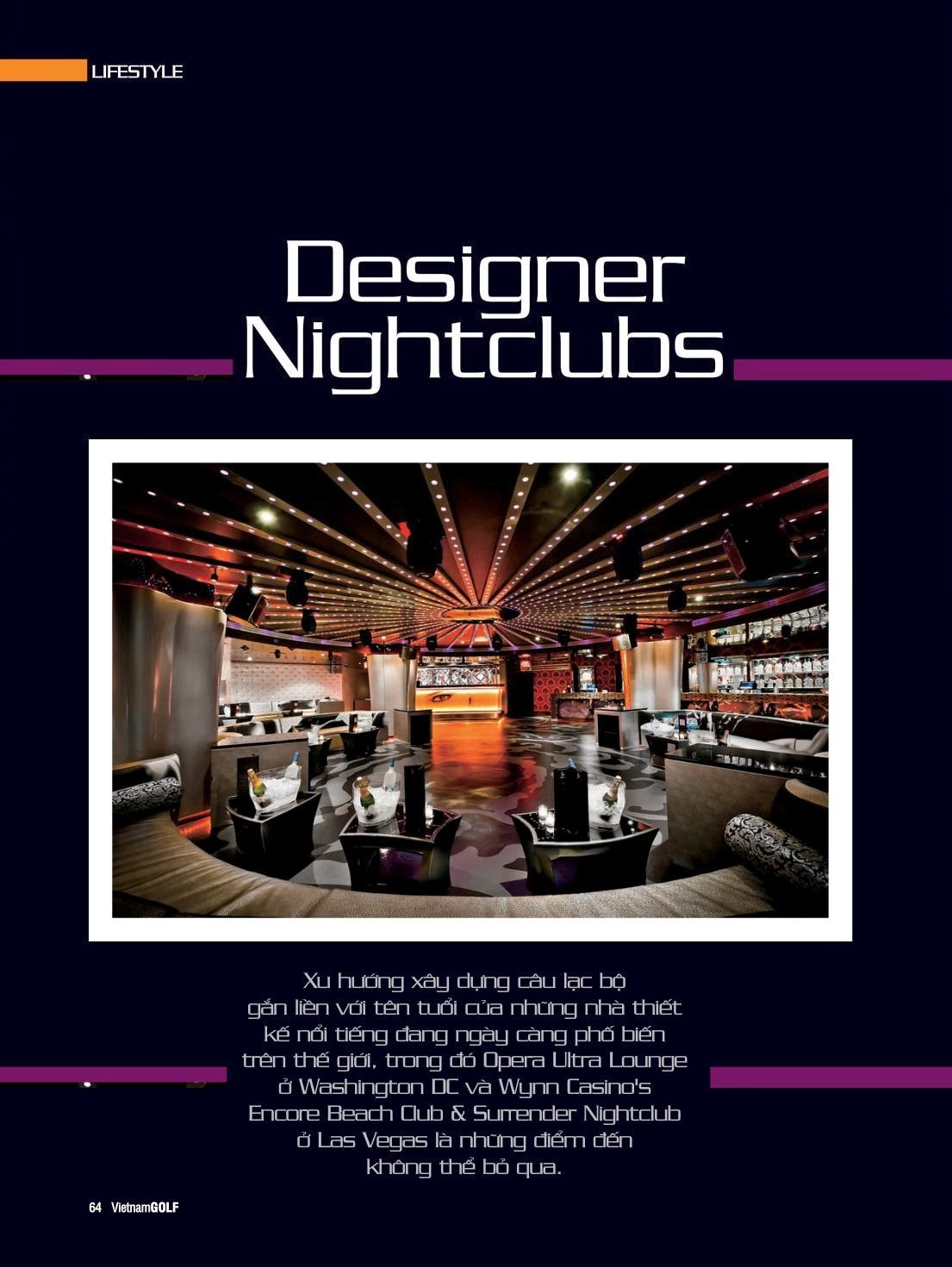 WE Travel, Leisure & Lifestyle: Designer Nightclubs :: Opera DC, Encore ...