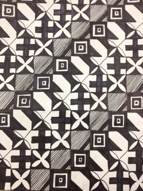 OCS High School Art: Art 1- Pattern Project