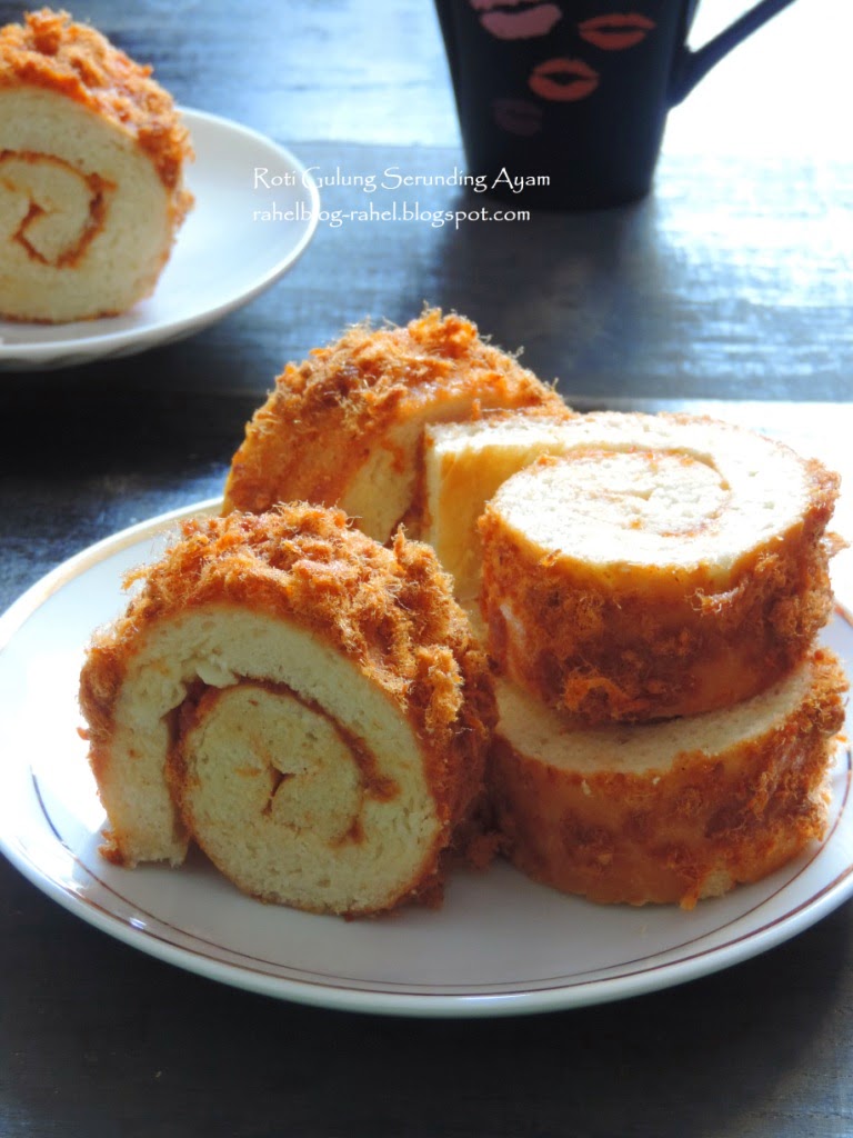 Rahel Blogspot: Roti Gulung Serunding Ayam