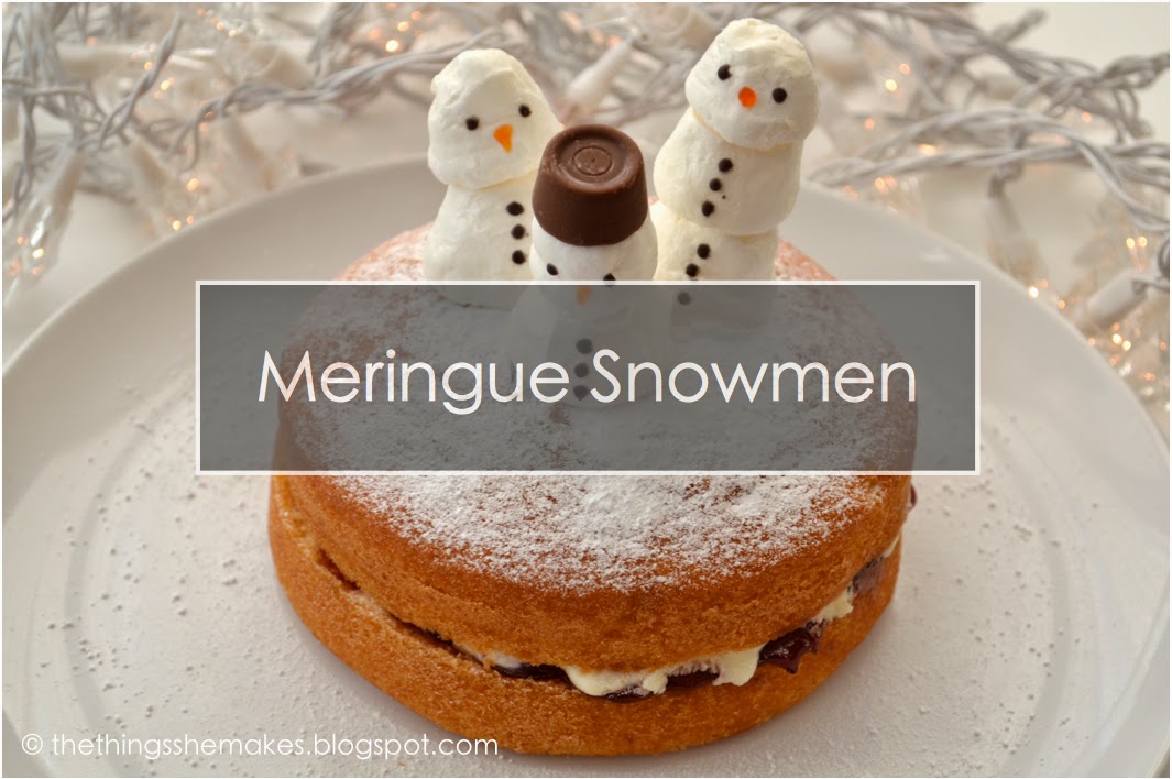 How to Make Meringue Snowmen | The Things She Makes