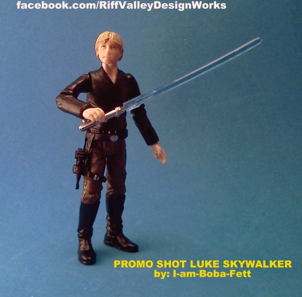 Customs for the Kid: "Promotional Photo" Luke Skywalker custom action ...