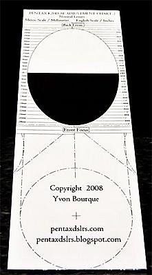 PENTAX DSLRs: Front or Back Focusing Problems? Free test (Lens ...
