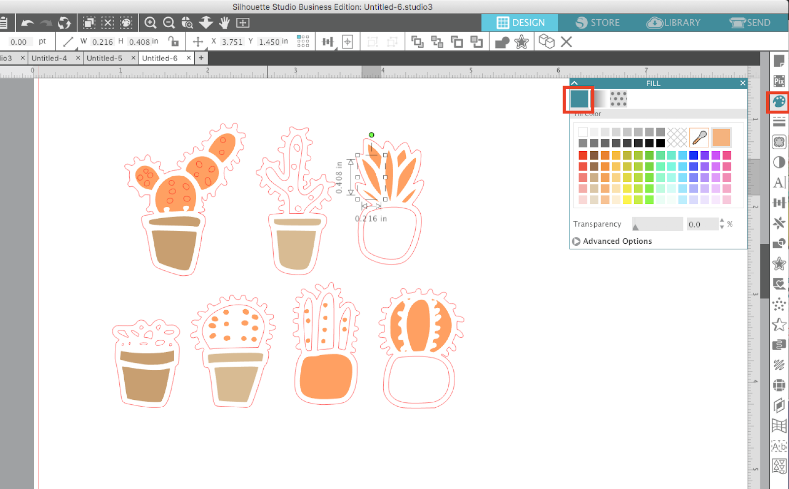How to Fill Sticker Sheet Backgrounds with Patterns in Silhouette ...