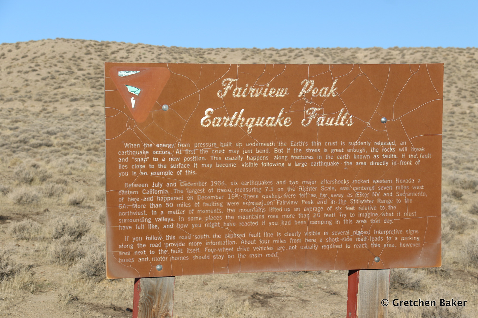 Desert Survivor: Fairview Peak Earthquake Faults, Nevada