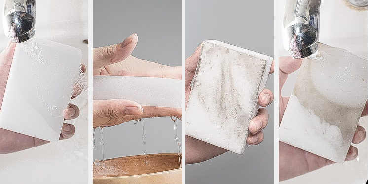 How to use magic sponge?