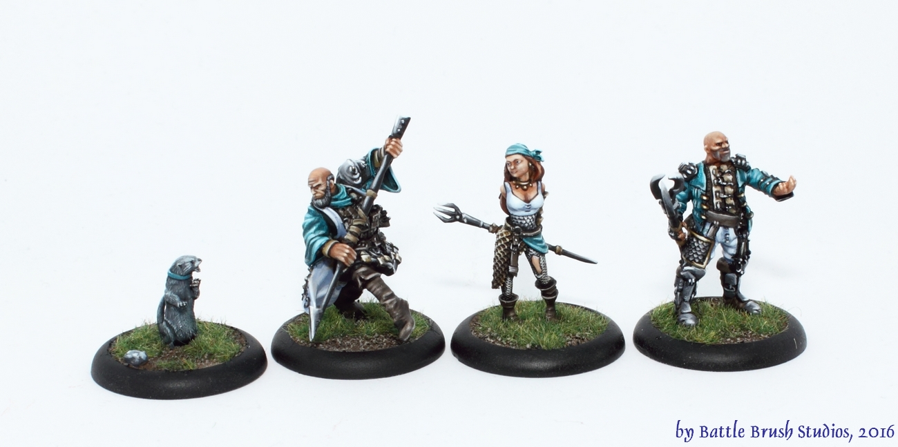 Battle Brush Studios: Showcase: Guild Ball Fishermen's Guild Team