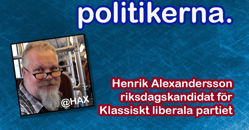 Henrik Alexandersson: Du skall ha mer makt, inte politikerna