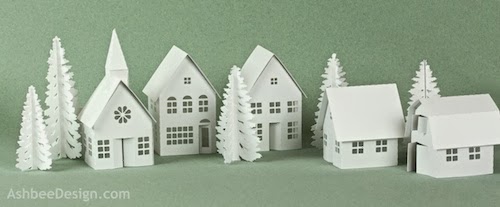 Ashbee Design Silhouette Projects: Tea Light Village Tutorial