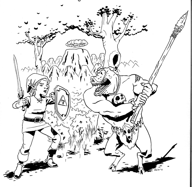 Geoff Vasile is Real: Link Fights a Moblin