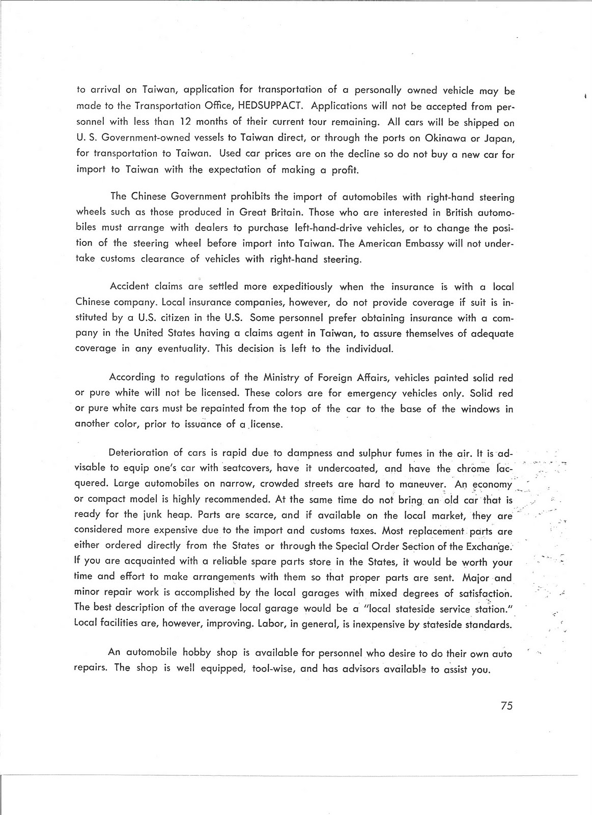 US Taiwan Defense Command: Taiwan Report - 1960s (Chapter 7)