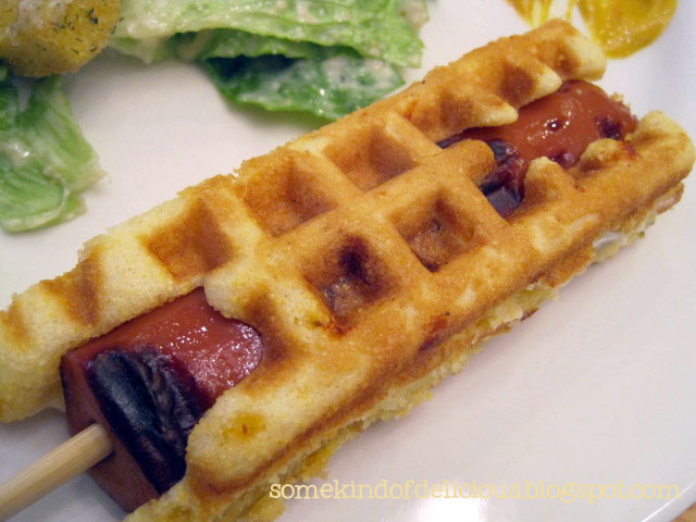 Some Kind of Delicious: Waffle Corn Dogs