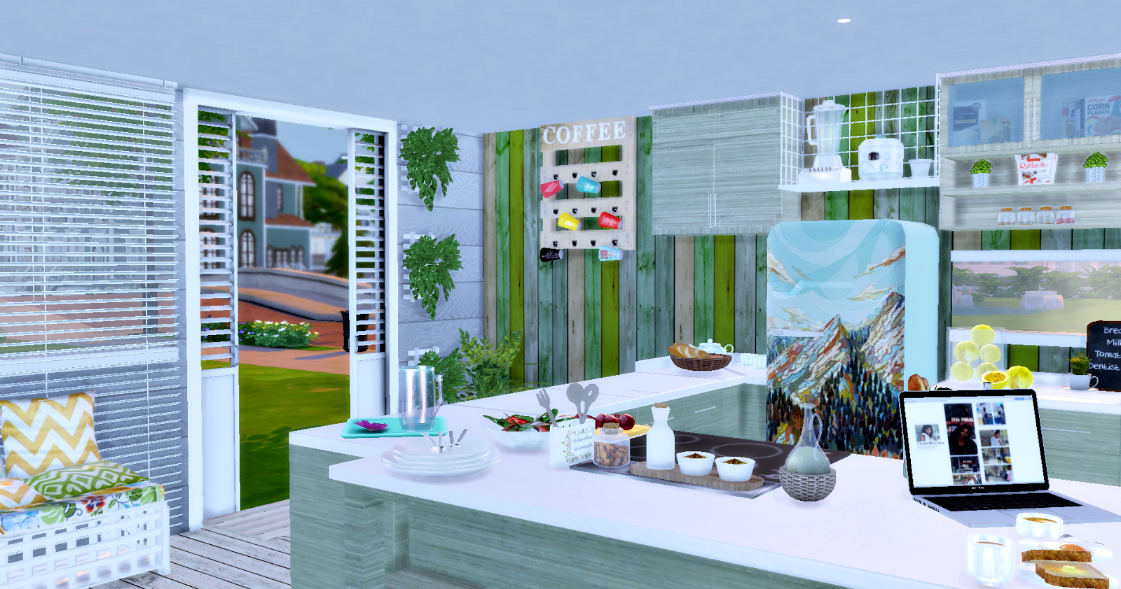 Eco Green Kitchen - Lily Sims