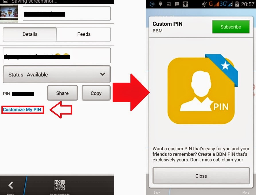 Cara Buat Sendiri PIN cantik di BBM ~ Ryan's Note
