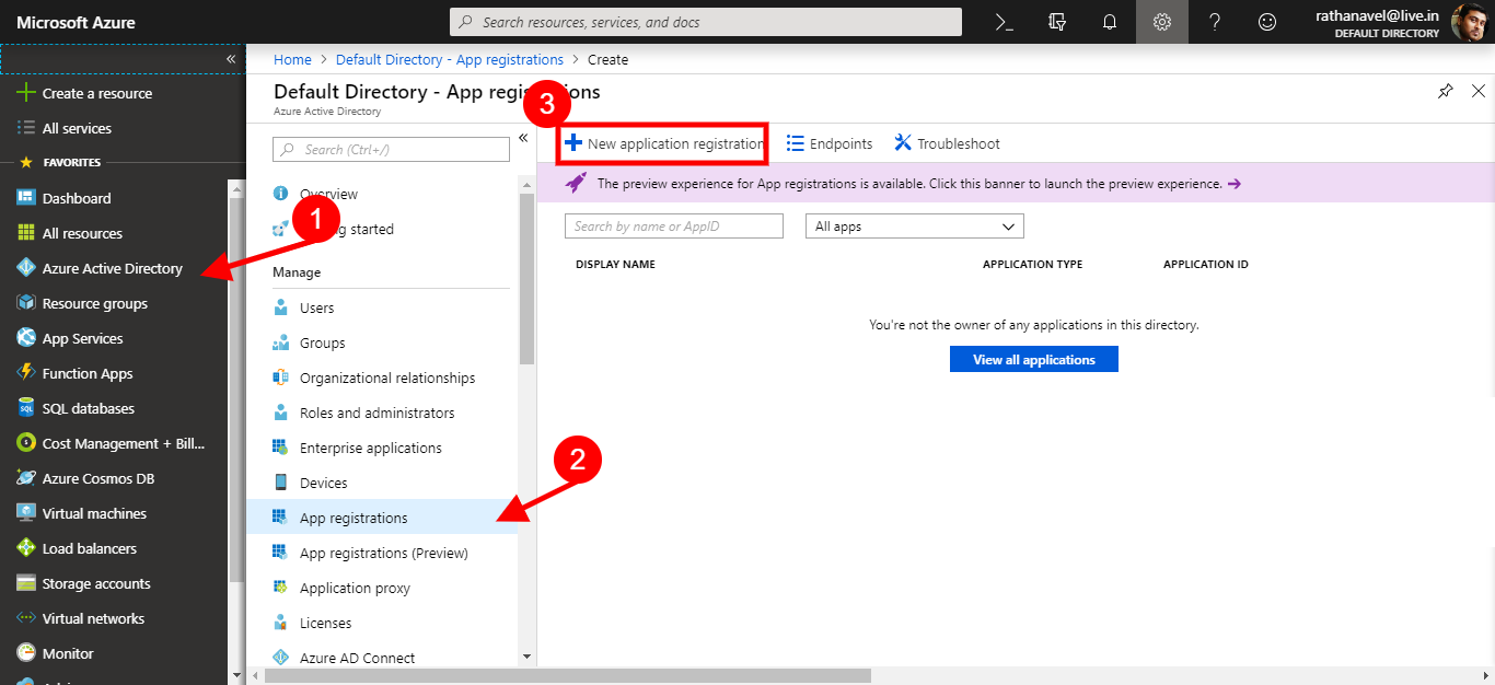Step-By-Step Azure AD App Registration
