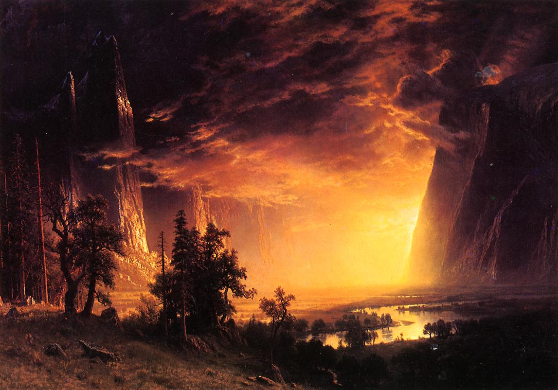 Counterlight's Peculiars: Albert Bierstadt Goes West
