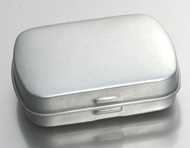 Das Einpacken mit Blechdosen und Metallverpackungen: Die Pastillendose ...