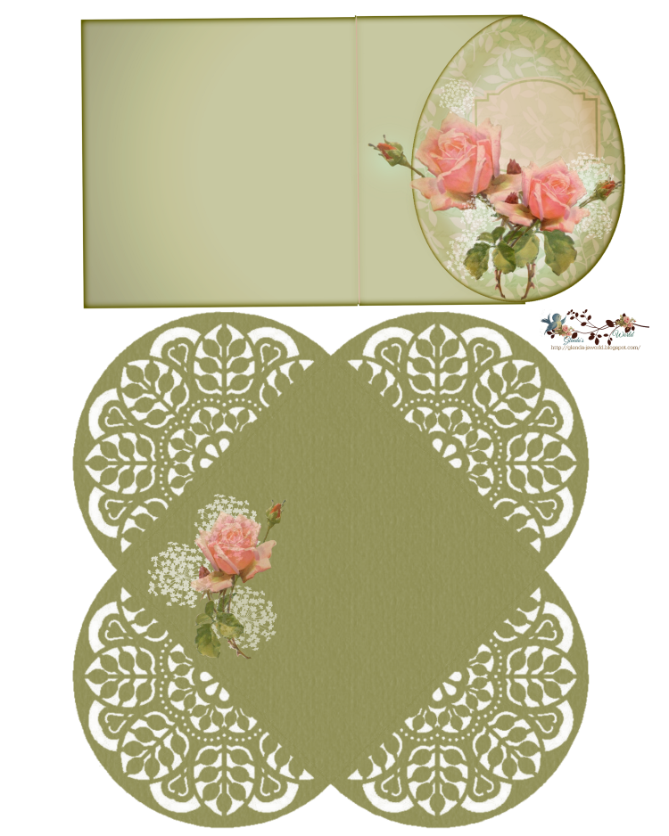 glenda's World : Easter Card & Envelope