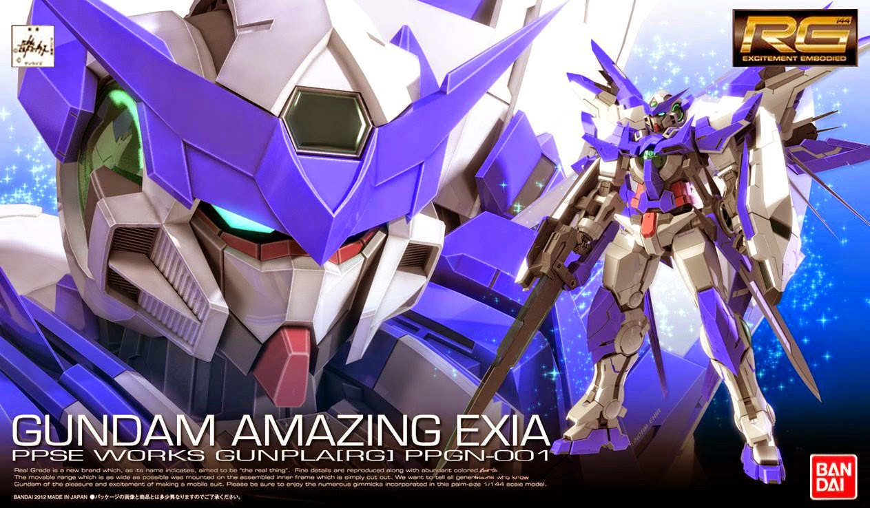 Fanart: RG 1/144 Gundam Amazing Exia Box Art with concept video