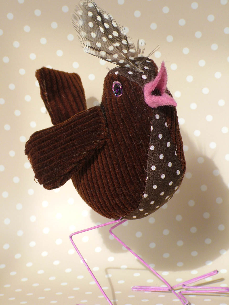 MiYRamblings: Fabric Bird in Patchwork style, PDF tutorial