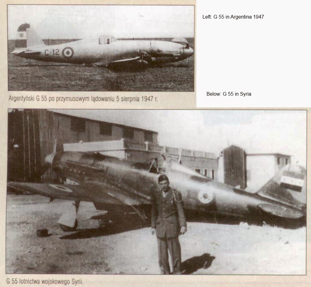 Italian Aircraft of WWII: Fiat G.55A “Post War Service”