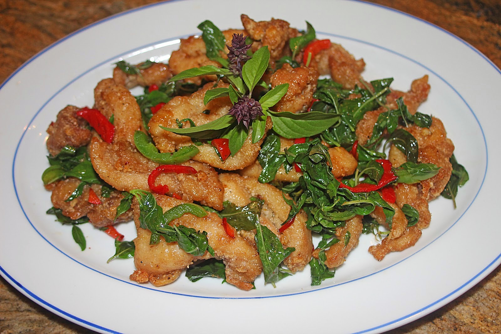 Flavor Ninja: Crispy Chicken with Thai Basil
