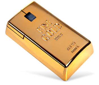 Gold Bullion Wireless Mouse for Mac and PC