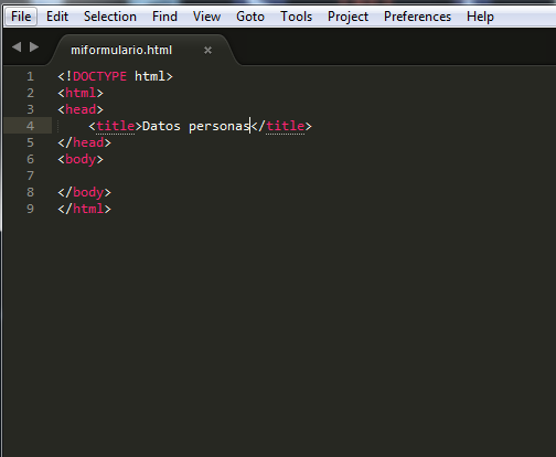 EN SECUENCIA: Formulario Sencillo con Bootstrap