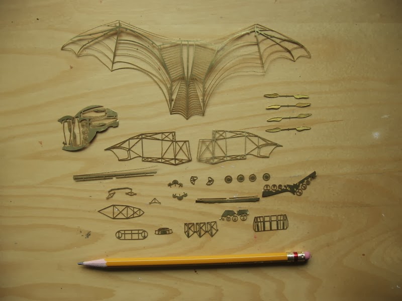 Wings of Intent: dR design Clement Ader Avion III - 1/72 photoetched/resin