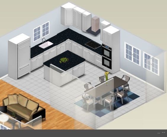 Advantages of Island Kitchens | Latest Model Free Kitchen Island Plans ...