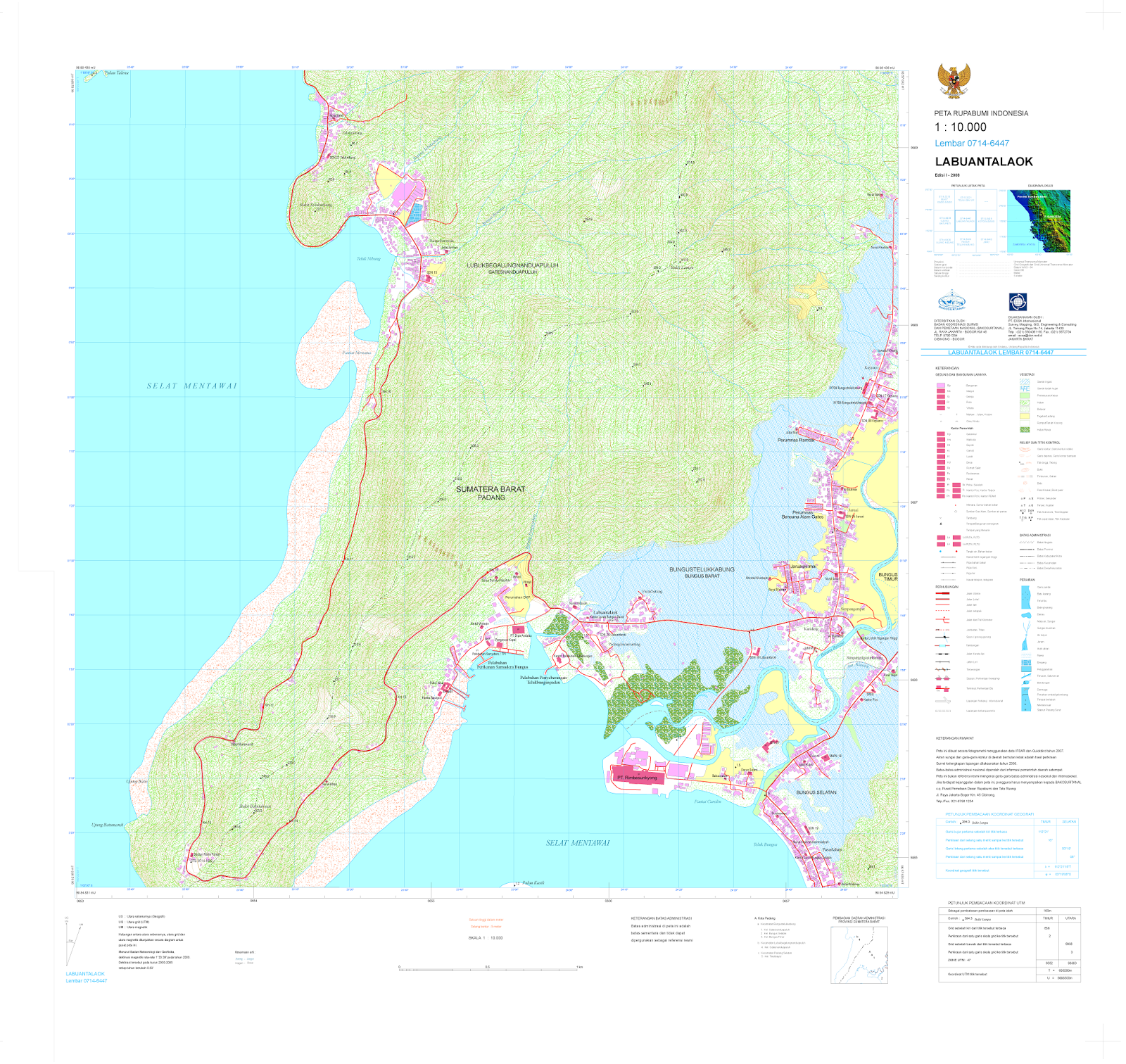 IPAMAS JAKARTA: Peta RBI [Topografi]