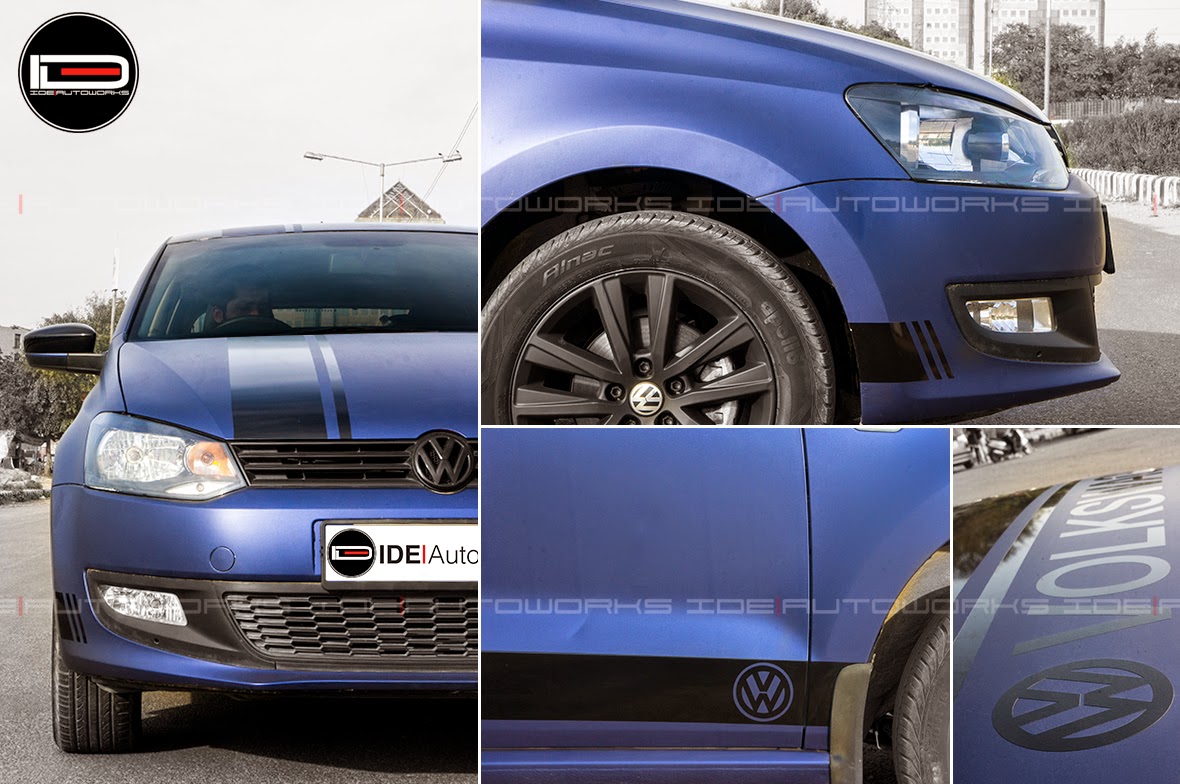 Volkswagen Polo: Midnight Blue Wrap | IDE Autoworks