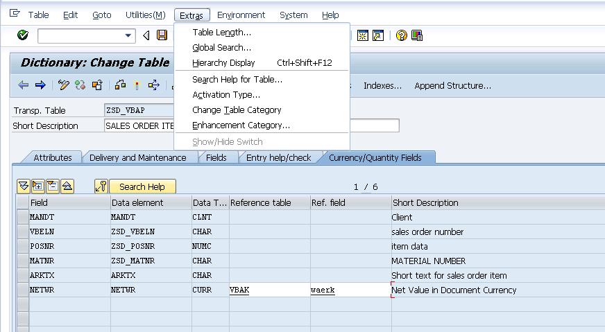 SAP TECH: Creating Transparent Transaction Table