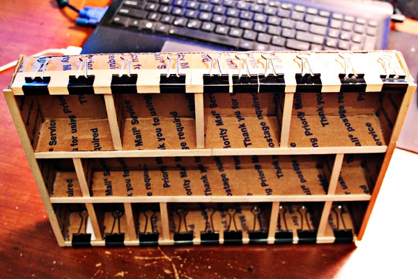 Hey, It's Muff: Cardboard+Craft Sticks = AWESOME!