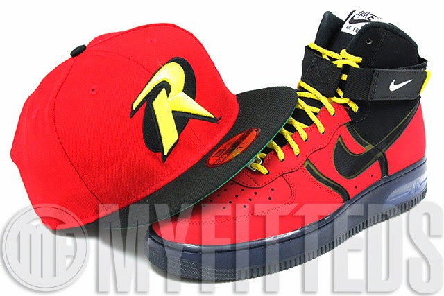 The Real Dwayne Allen.com: Robin Scarlet Red DC Comics Fitted Cap