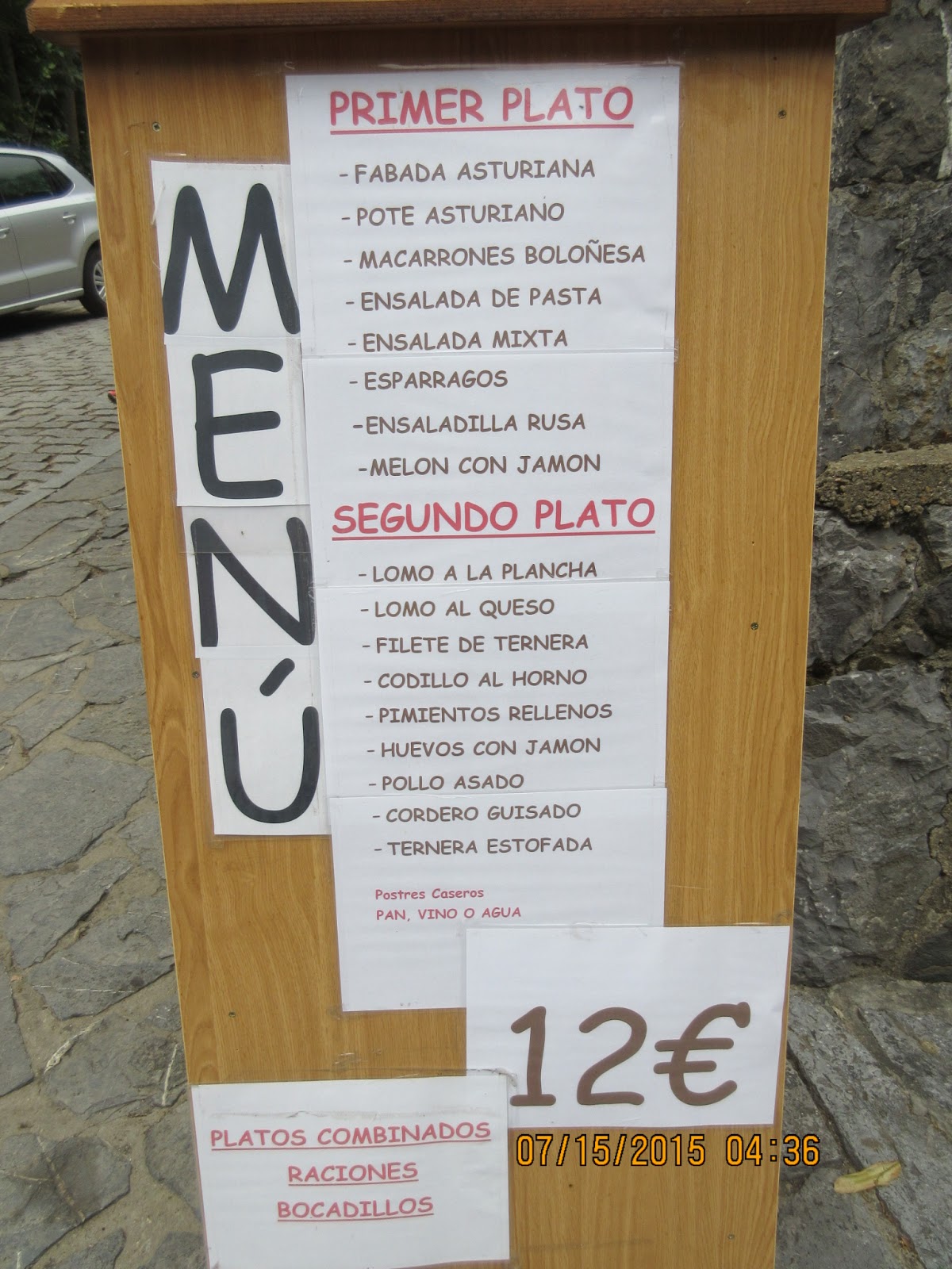 Wanderfull Ways: The Pilgrim Menu