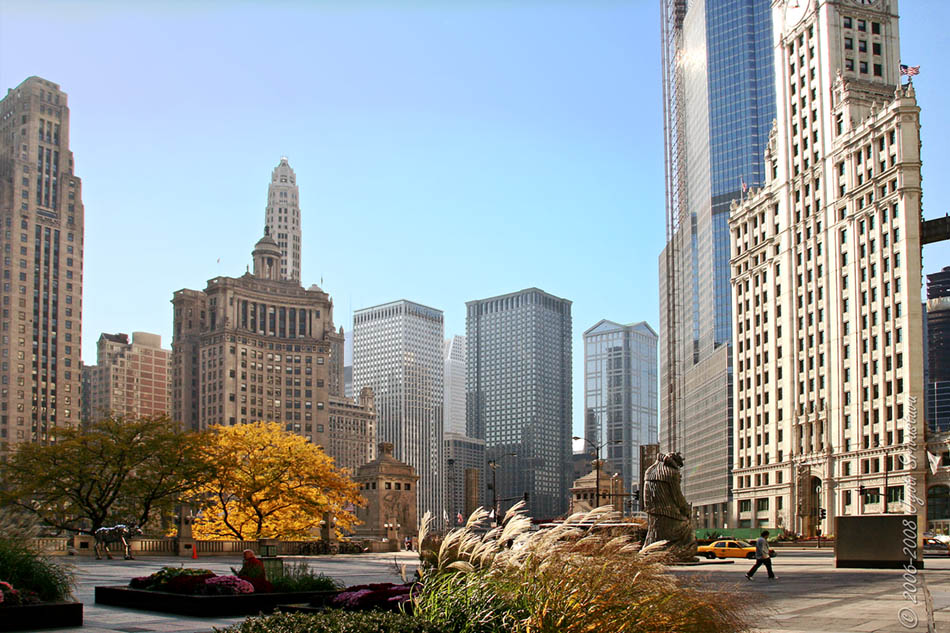 Public Art in Chicago: Pioneer Court: Site of Point Du Sable House ...