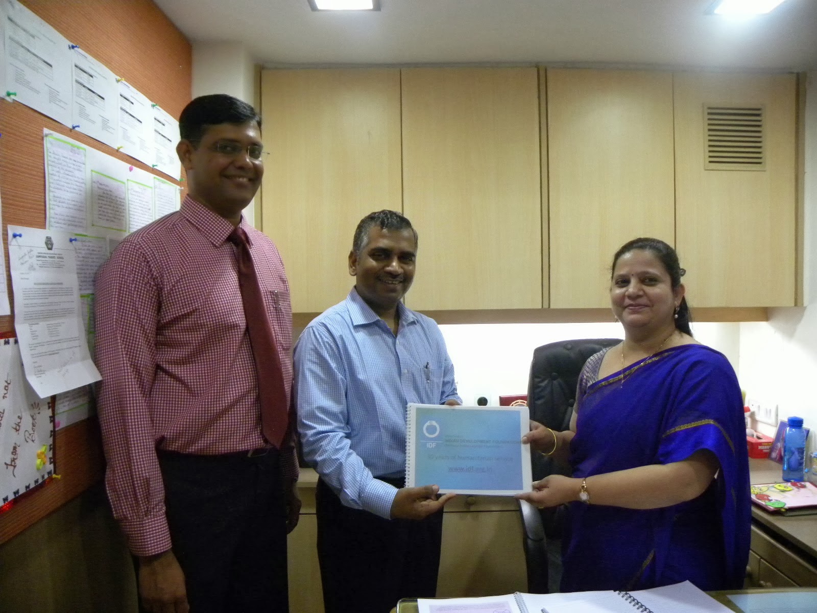 INDIAN DEVELOPMENT FOUNDATION: IDF sensitizes St. John's Universal ...