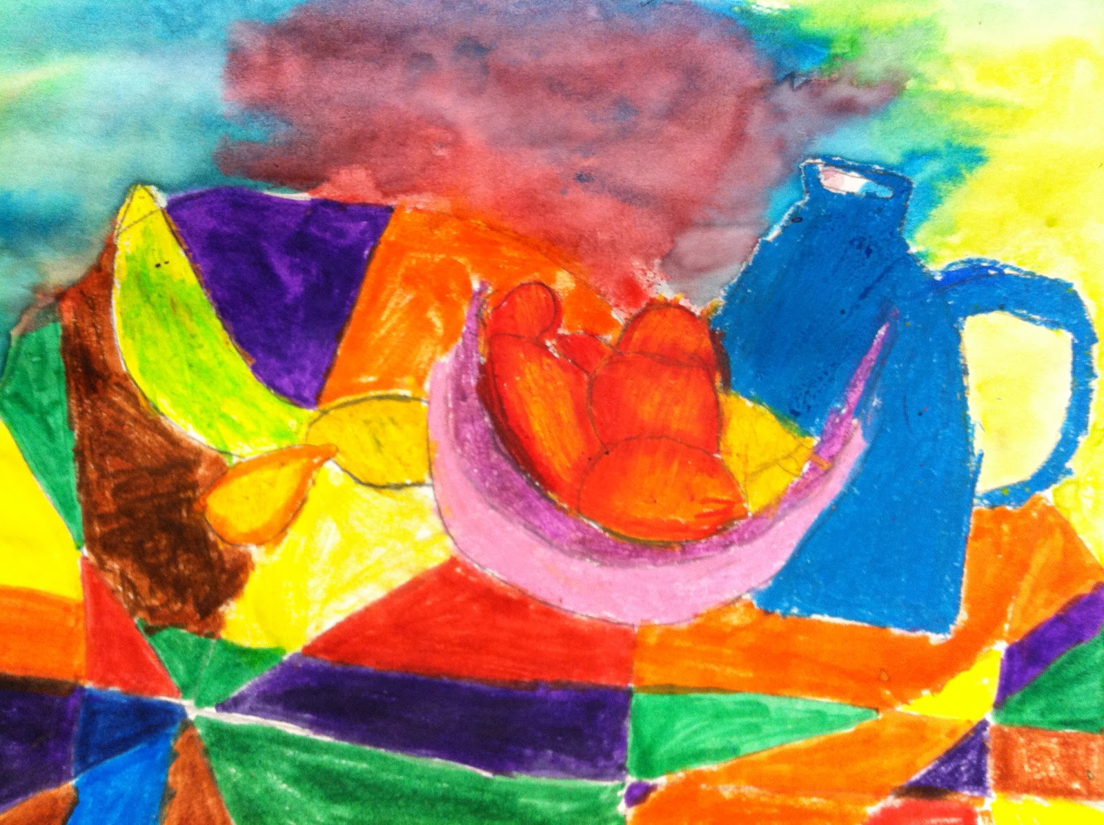 Sand Creek Star Gallery: 2nd Grade Still Life Paintings