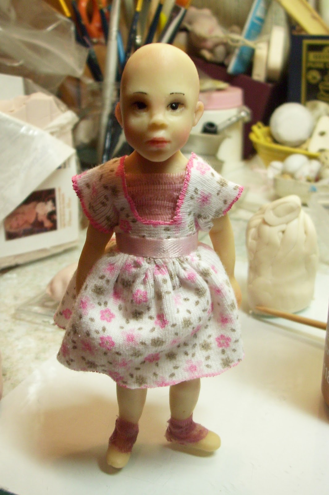 A FAR PLACE OOAK dolls by Christel Hutson: Sculpting a small Asian doll ...