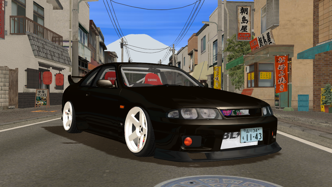 FOTOS DO JOGO SLRR- PT: Nissan Skyline R33 GTS-T com kit GTR😉👌