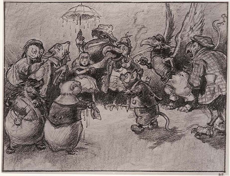 Vintage Disney Alice in Wonderland: David Hall Story Art Stills - The ...