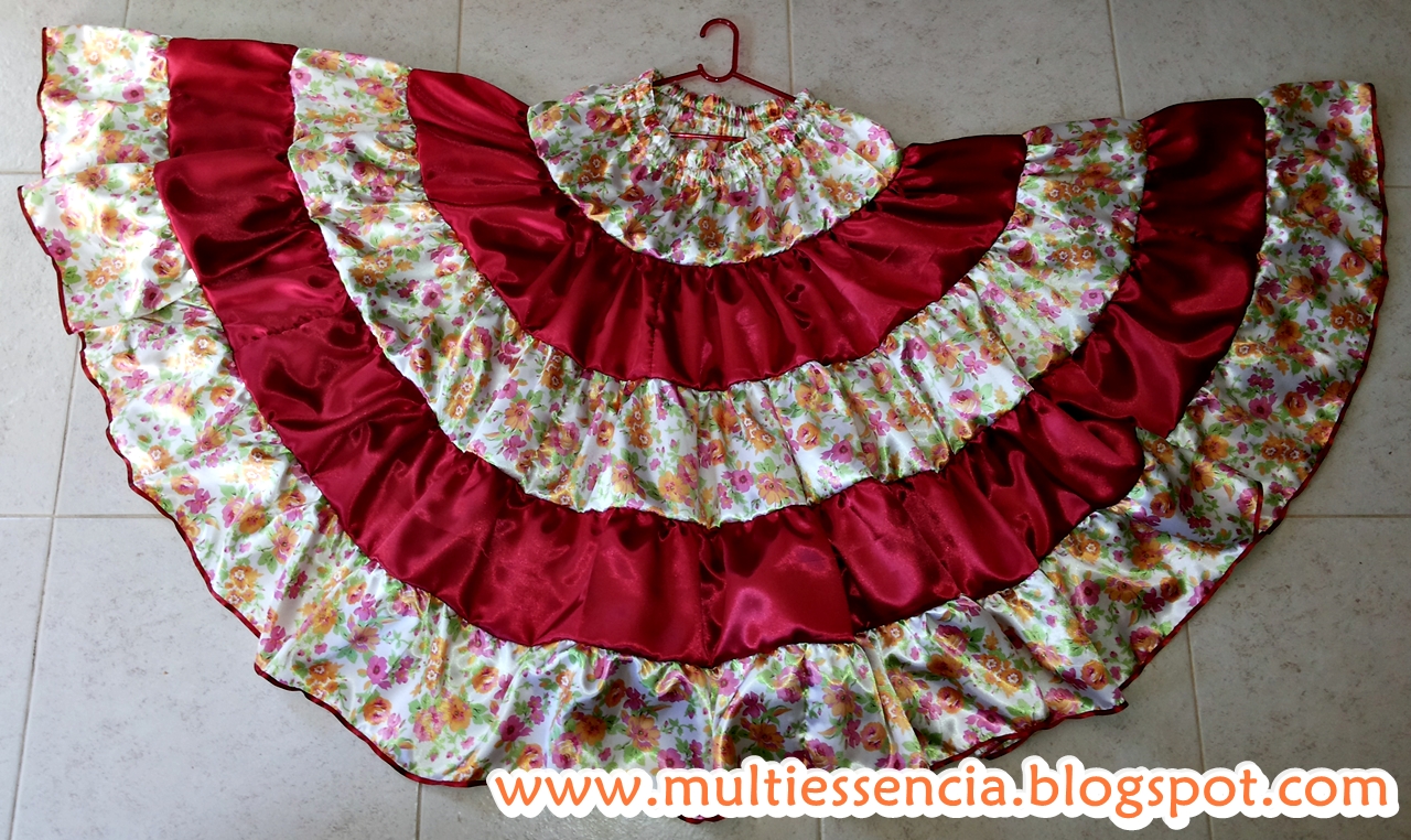 Multiessência: Saia de babados/gypsy/cigana/boho