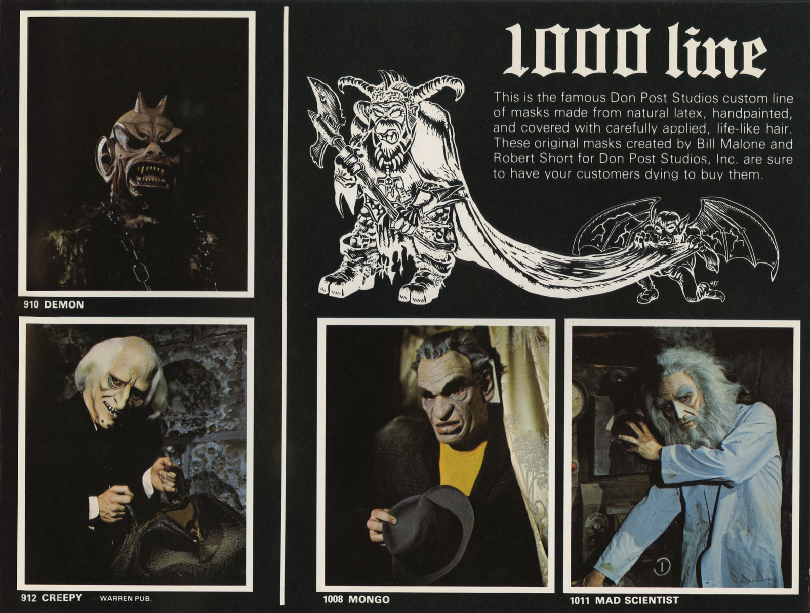 1979 Don Post Studios Catalog | Blood Curdling Blog of Monster Masks