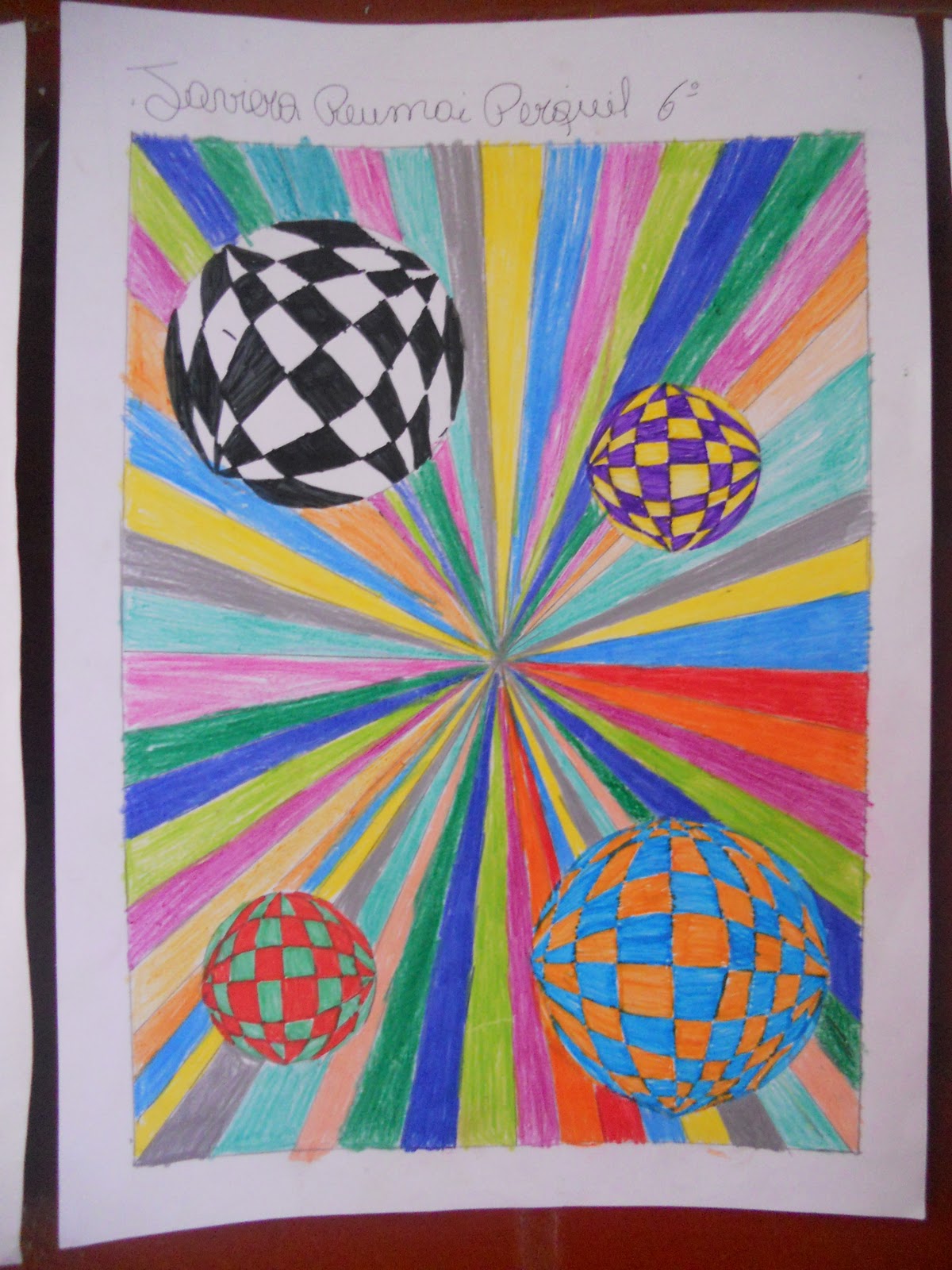 Artes Visuales en el Aula: formas y altocontraste de color